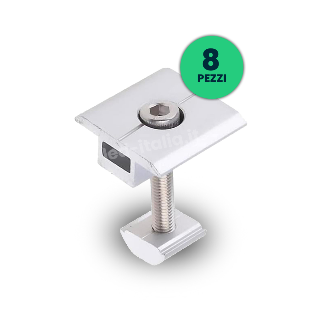 SKU 11389-A - Morsetti Centrali in Alluminio per Fissaggio Pannelli ...