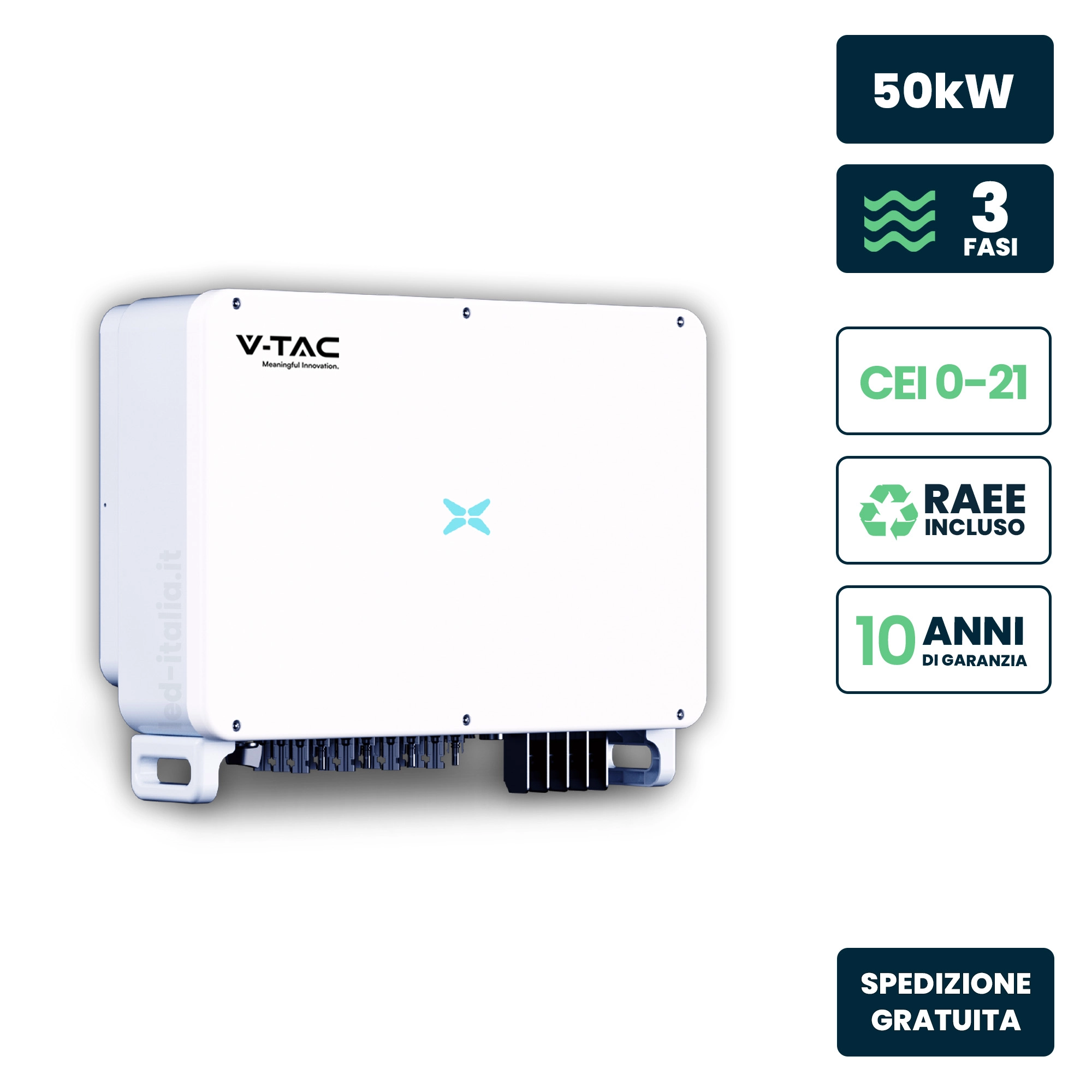SKU 11521 - Inverter Fotovoltaico di Rete OnGrid INVT XG Series Trifase ...