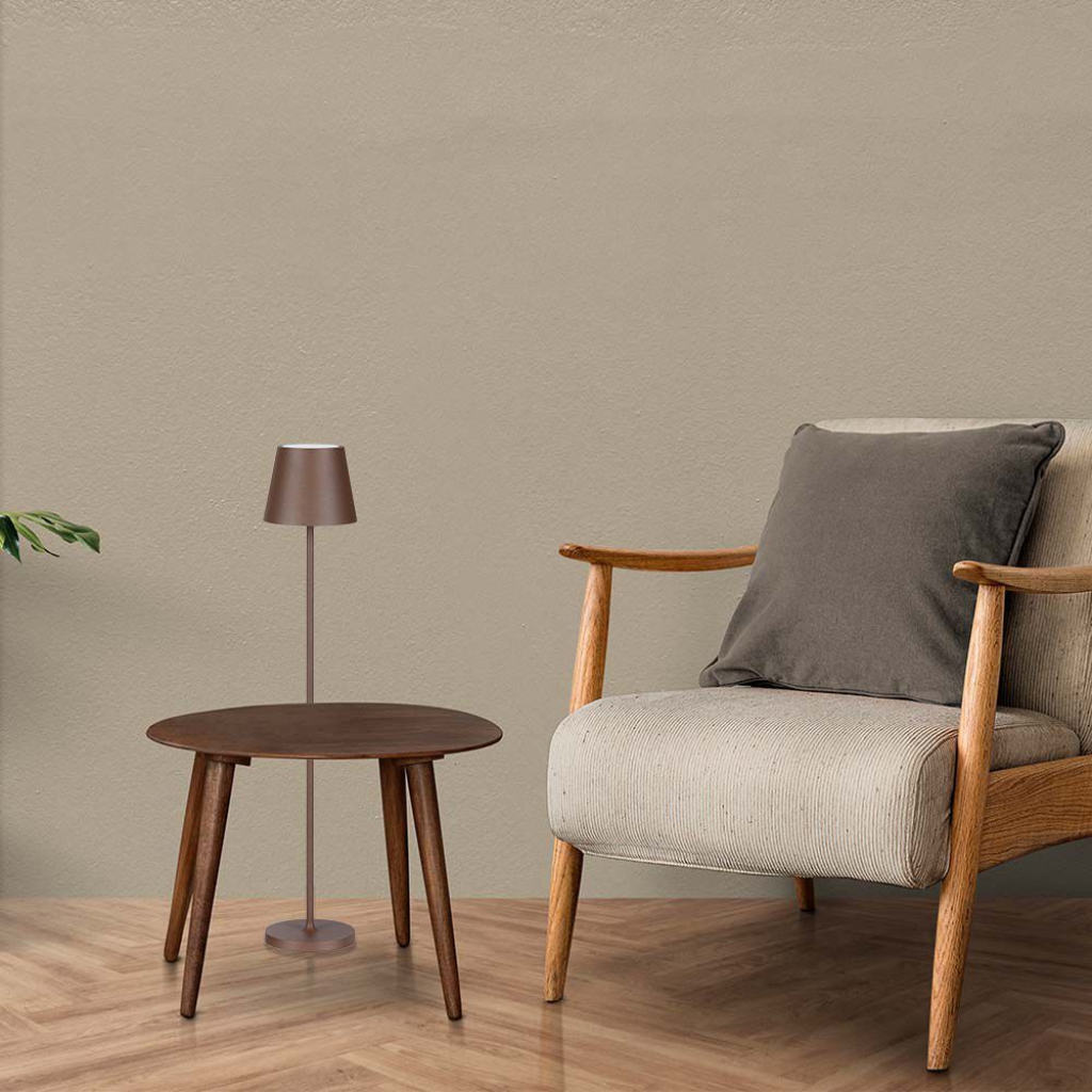 SKU 7008 - Piantana LED 4W Colore Corten in Alluminio con Touch ...